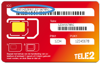 Activeer hier je nieuwe simkaart